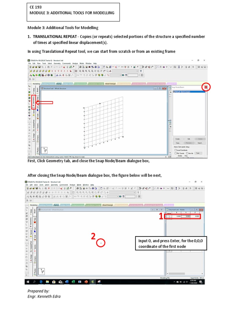 Modelling tools for structural analysis | PDF | Rotation | Angle