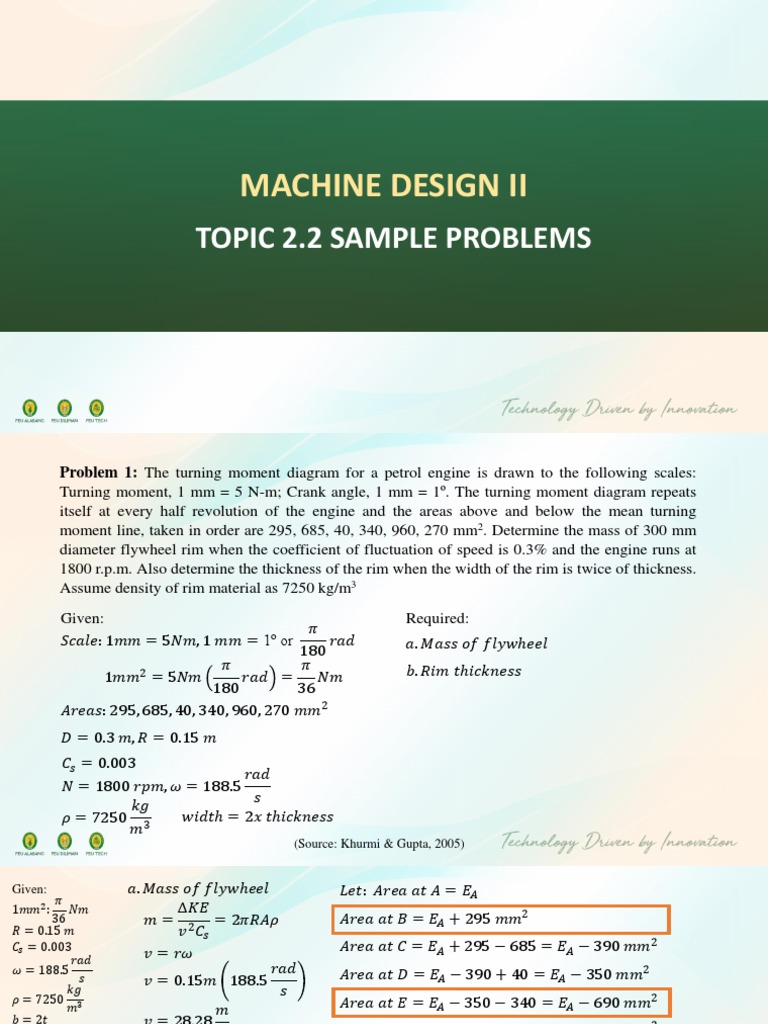 2.2 Sample Problems PDF | PDF | Rotating Machines | Machines