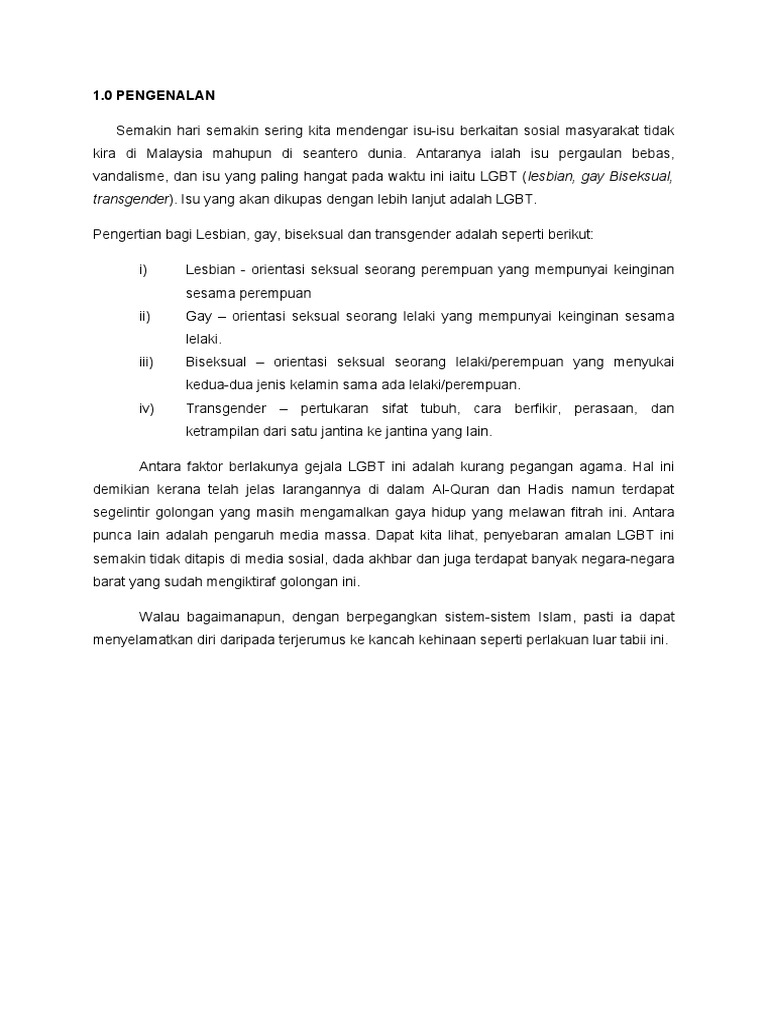 Isu LGBT dan Pengaruh Riz Ulala | PDF | Ilmu Sosial
