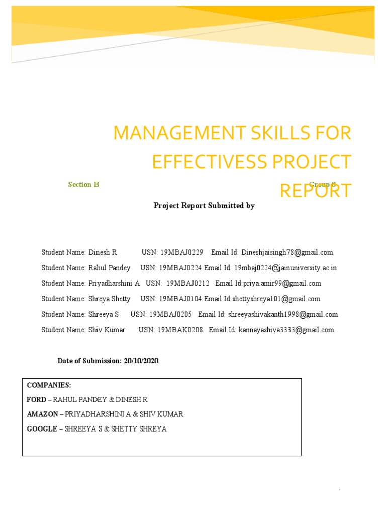 College Mini Project | Download Free PDF | Ford Motor Company | Mentorship