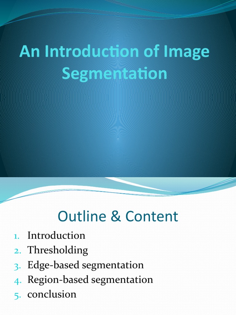 Image Segmentation | PDF | Image Segmentation | Cluster Analysis