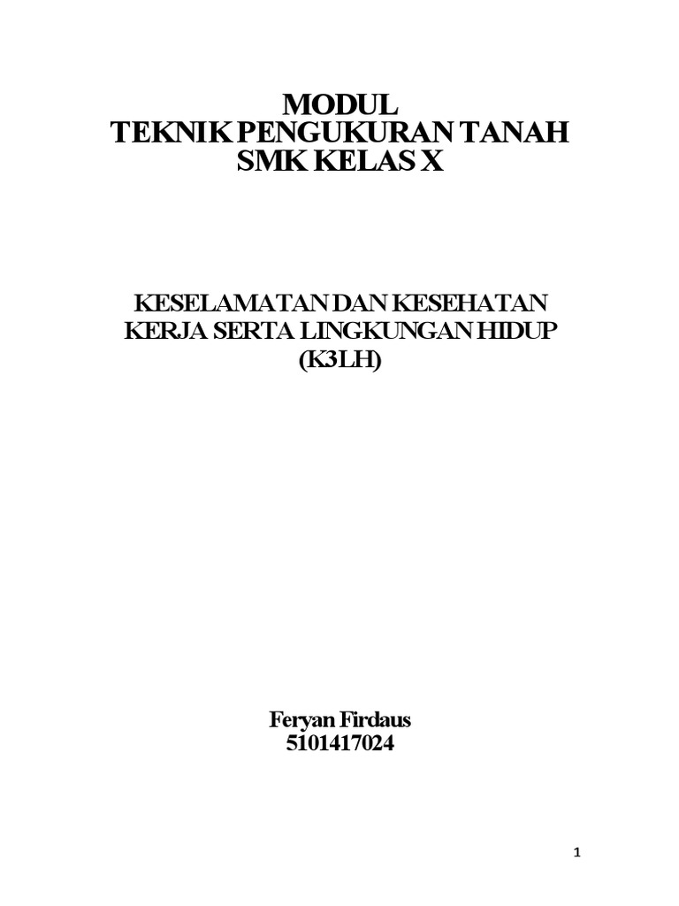 Modul K3LH | PDF