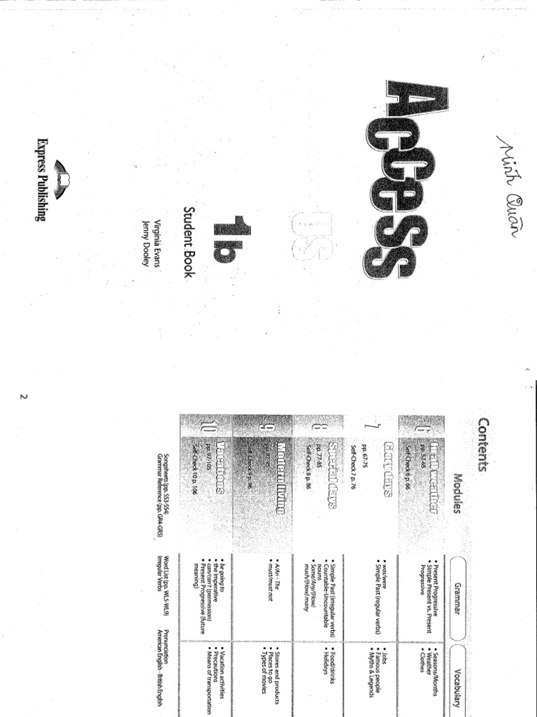 ACCESS US 1B Student Book PDF | PDF