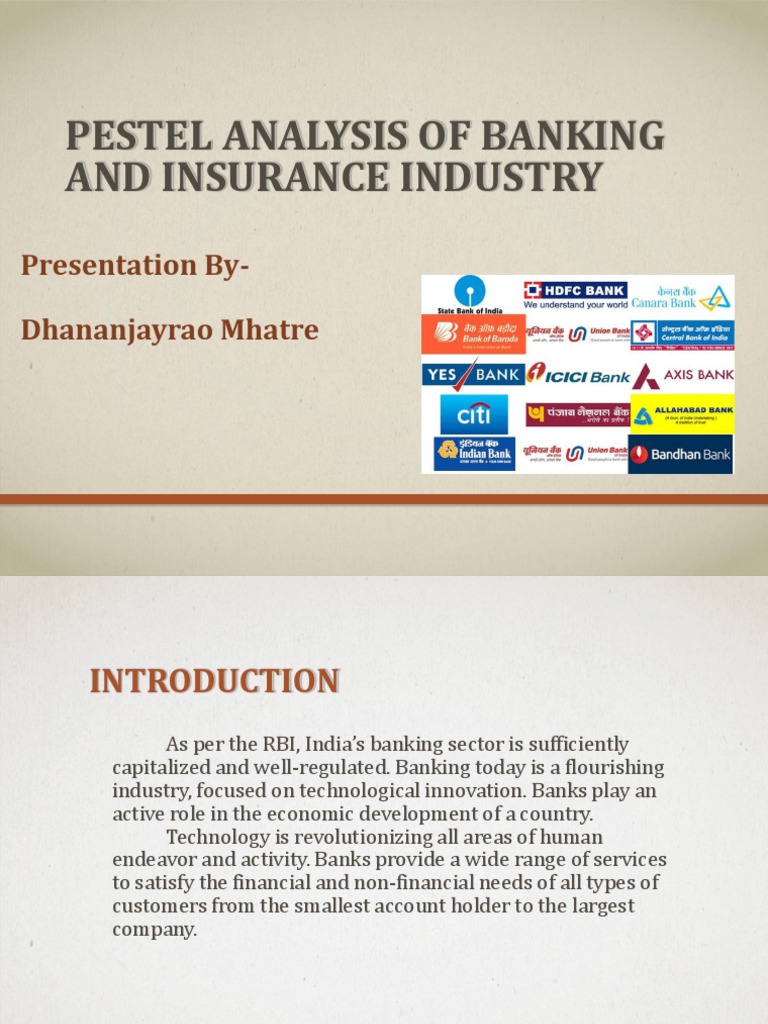 PESTEL Analysis of Banking and Insurance Industry 11 | PDF | Online ...