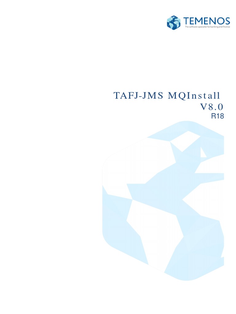 TAFJ-JMS MQ Install 8.0 | PDF | Application Server | Distributed ...