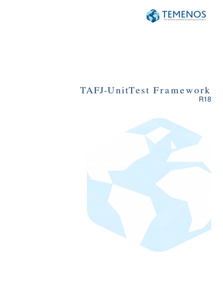 TAFJ UnitTestFramework | PDF | Parameter (Computer Programming ... TAFJ UnitTestFramework | PDF | Parameter (Computer Programming ...
