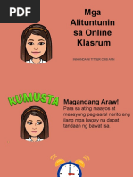 Mga Alituntunin Sa Paaralan | PDF