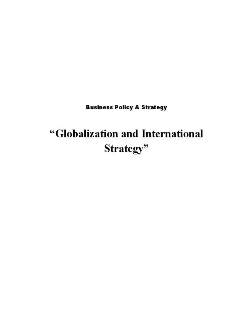 Business Policy & Strategy | PDF | Strategic Management | Market ...