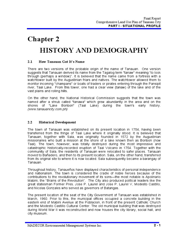 Chapter 2-History and Demography | PDF