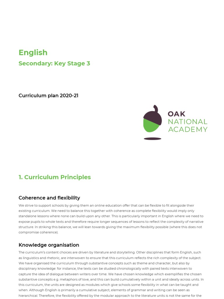 English: Secondary: Key Stage 3 | PDF | A Midsummer Night's Dream | Sonnets