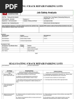 JSA FOR ROAD LAYING WORK (Asphalt Paving) | PDF | Traffic | Road