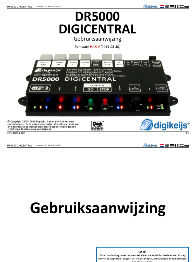DR5000 Handleiding | PDF