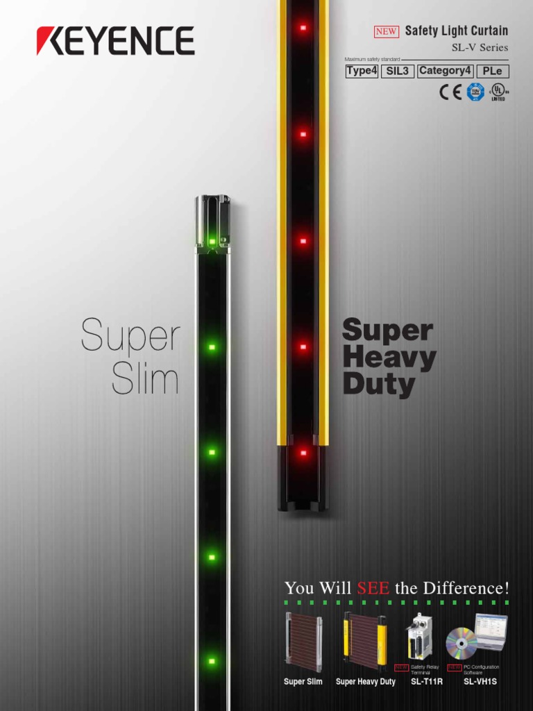Keyence SL-V CATALOG (EN) | PDF | Relay | Switch