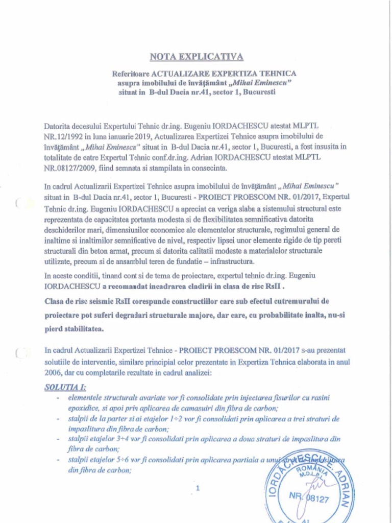 Expertiza Tehnica Actualizata PDF | PDF