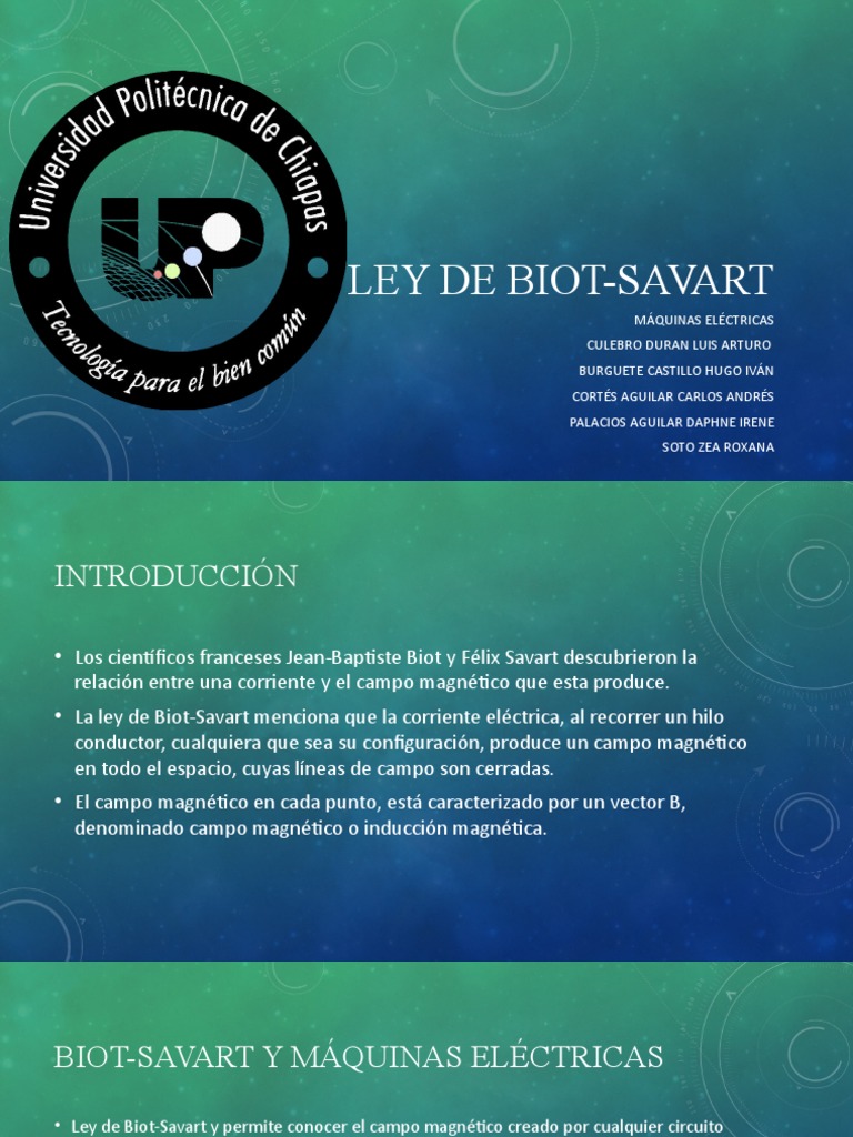 Ley de Biot Savart | PDF | Campo magnético | Corriente eléctrica