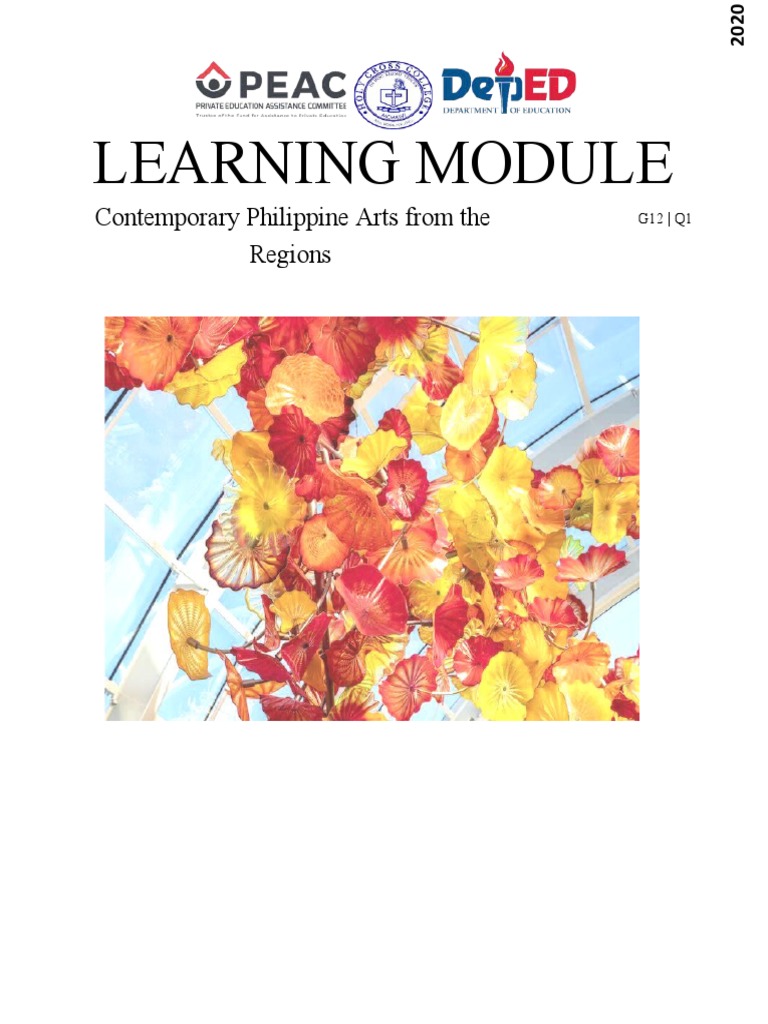 Learning Module: Contemporary Philippine Arts From The Regions | PDF ...