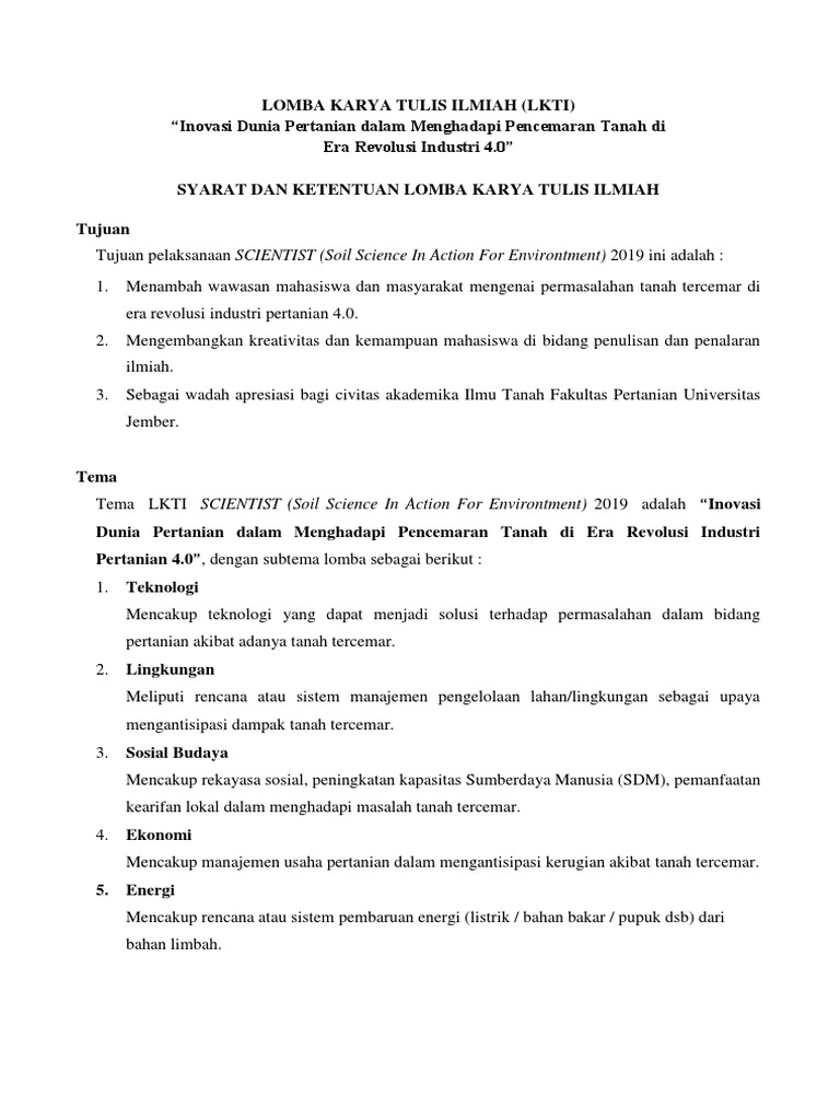 1 - SK Lomba KTI Revisi | PDF