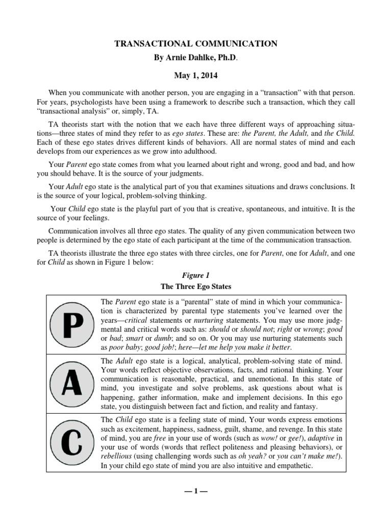 Transactional Communication | PDF | Nonverbal Communication | Feeling