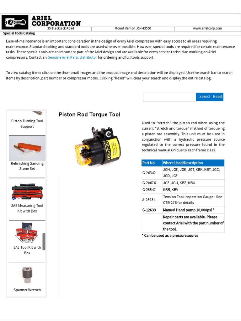 Ariel Corporation - Arielcorp - Com18 | PDF | Mechanical Engineering ...