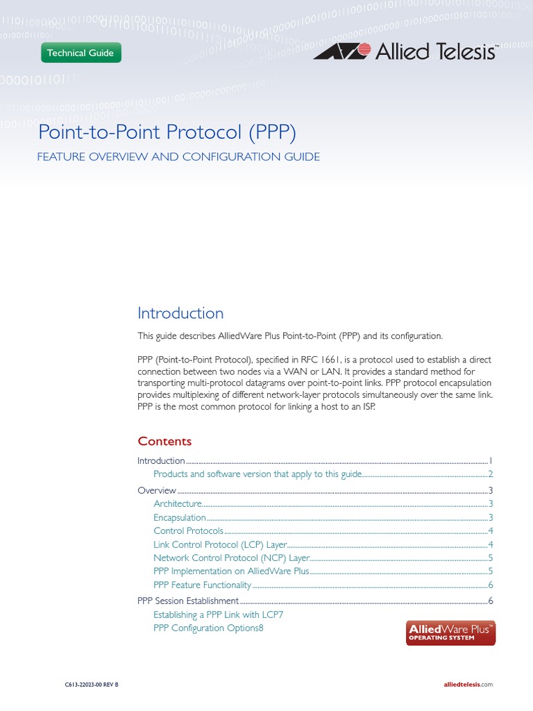 Point-to-Point Protocol (PPP) : Feature Overview and Configuration ...