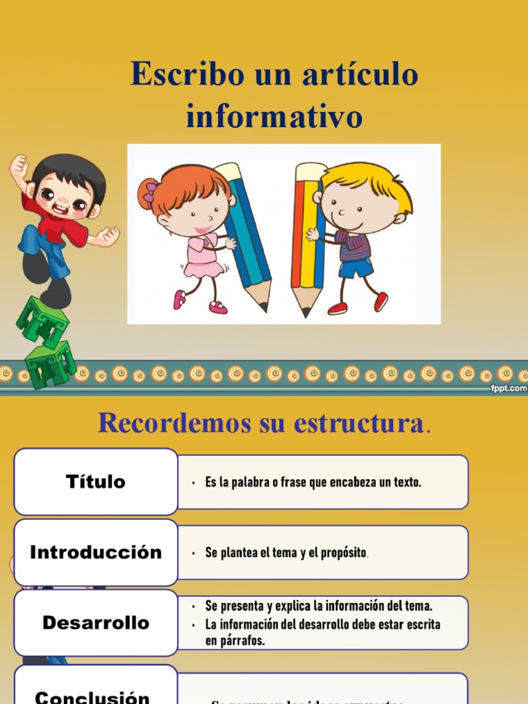 Crear Artículo Informativo | PDF