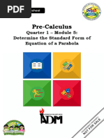 Conic Sections for Precalculus Students | PDF | Ellipse | Analytic Geometry