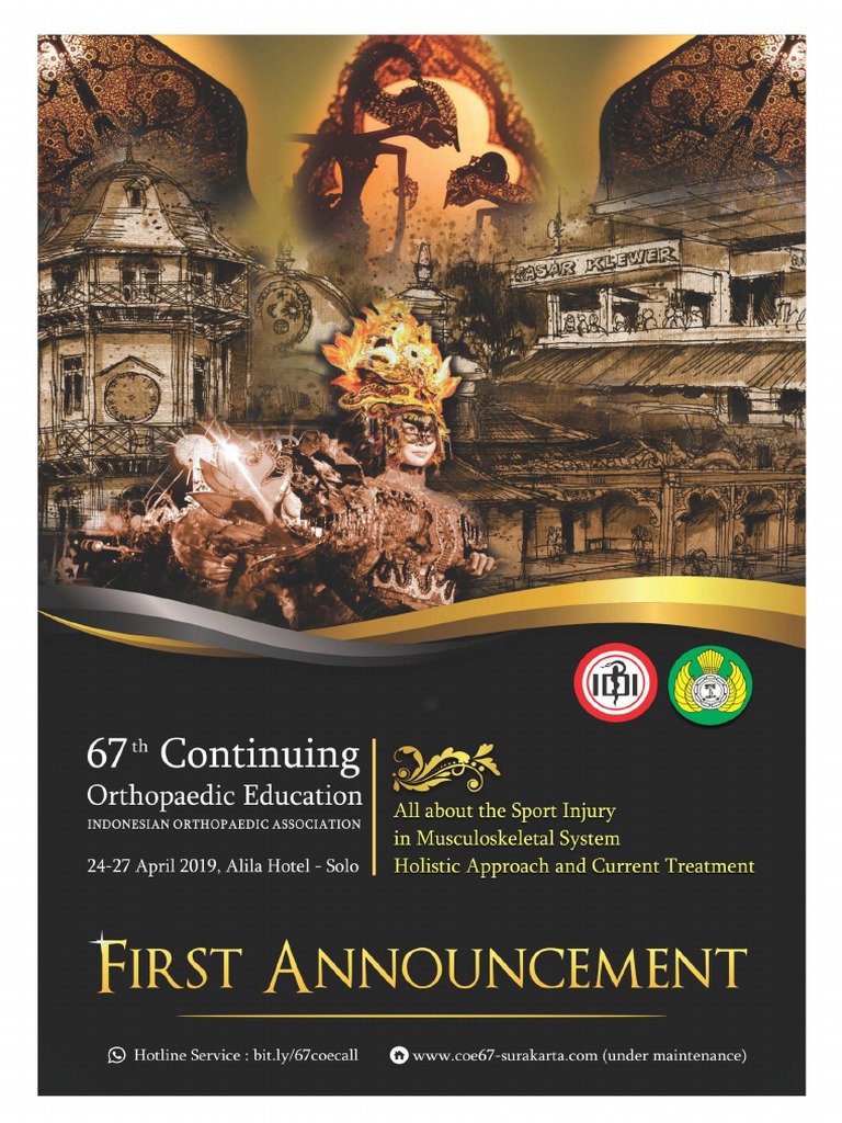 1st Announcement COE PABOI Ke 67 PDF | PDF | Indonesian Rupiah ...