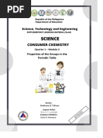 Consumerchemistry 9 Q 1 Module 1 | PDF | Organic Chemistry | Chemistry