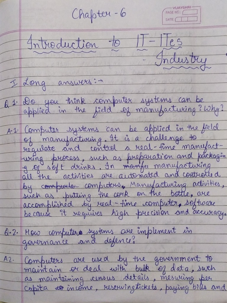 Introduction To IT-ITes Industry | PDF