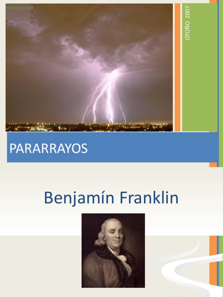 Curso Pararrayos | PDF | Benjamin Franklin | Relámpago