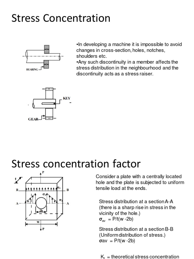 L 5 Stress Concentration | PDF | Stress (Mechanics) | Classical Mechanics