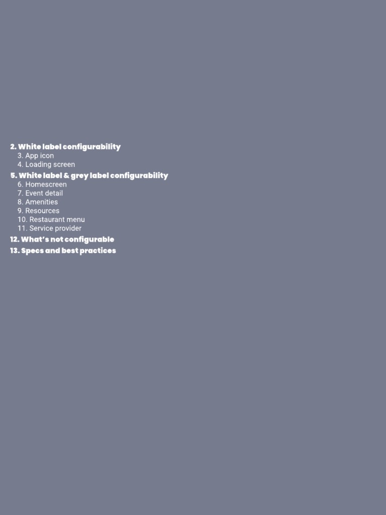 HqO Configurability Guide | PDF | Icon (Computing) | Mobile App