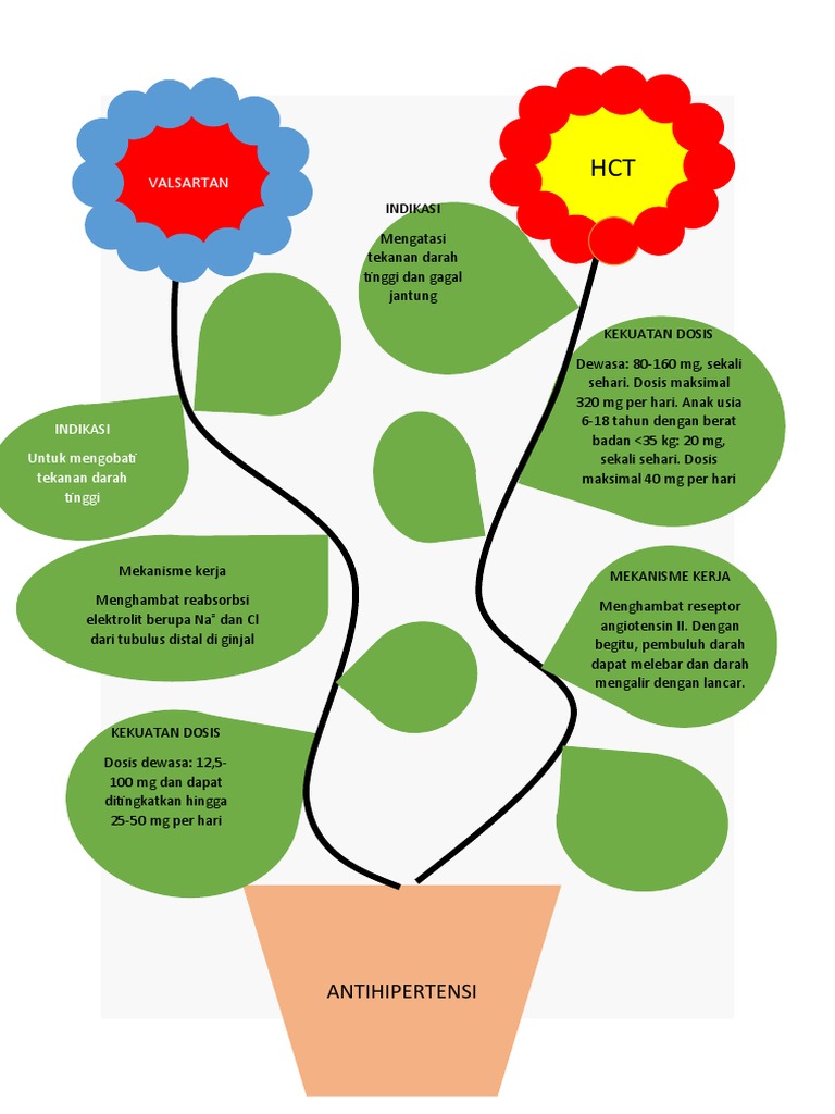 Mind Map Antihipertensi | PDF