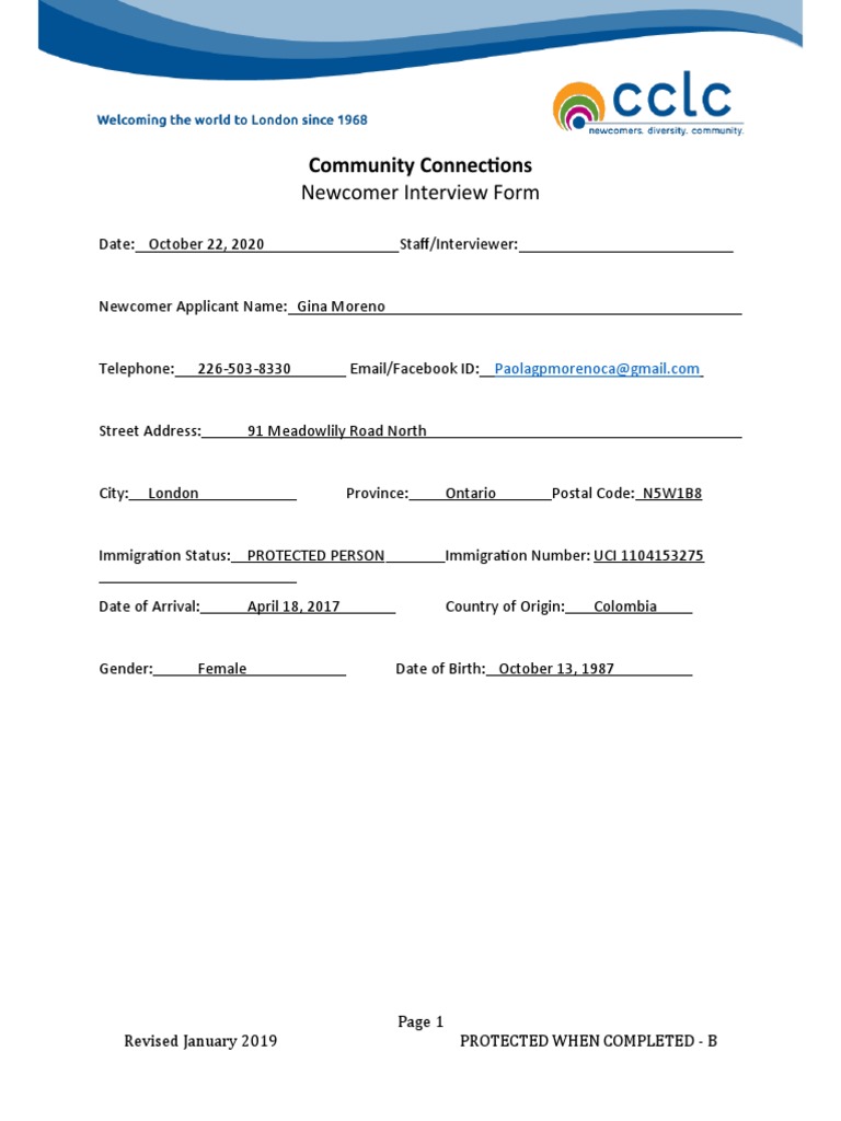 CCLC Form | PDF | Consent | Legal Guardian