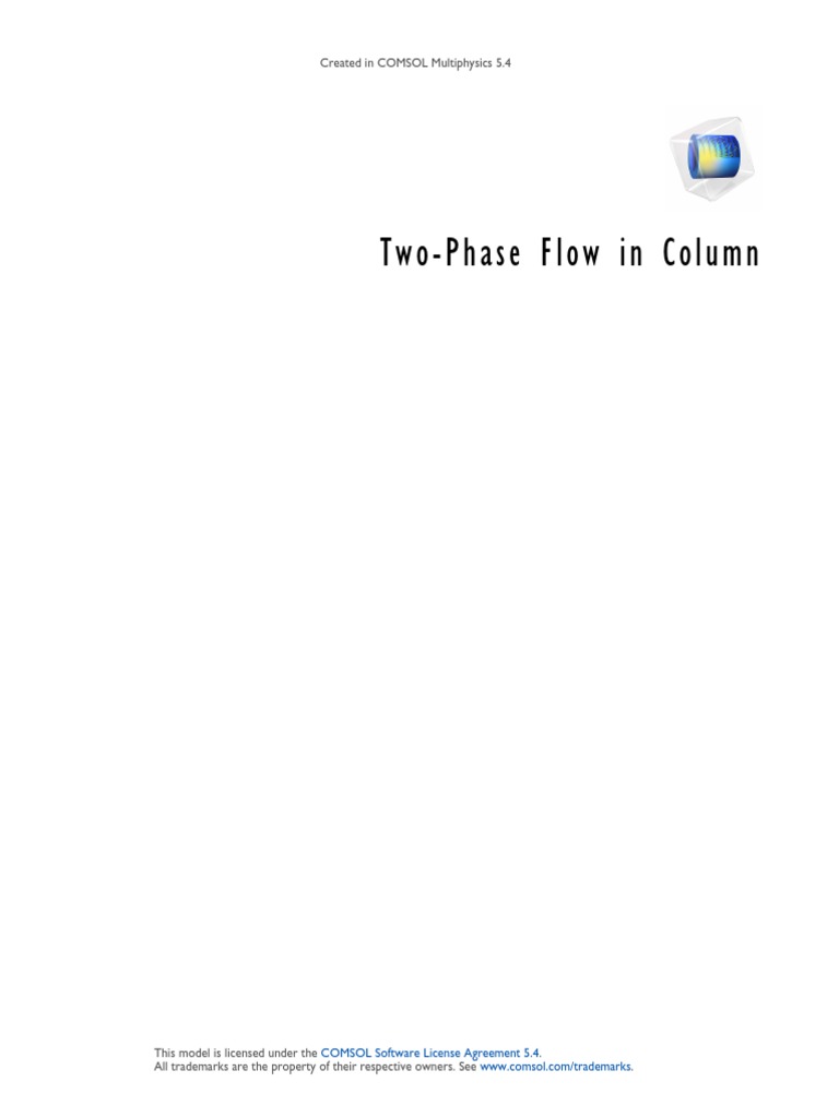 Two Phase Flow Experiment COMSOL Multiphysics | PDF | Porosity | Fluid ...