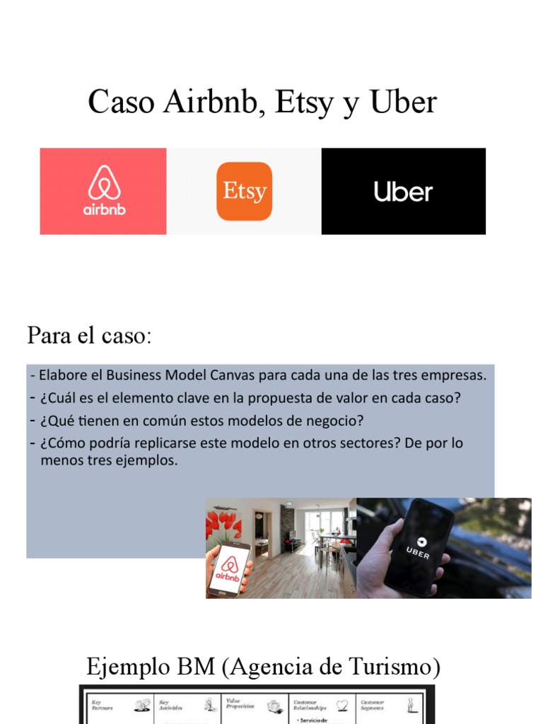 Caso Airbnb, Etsy y Uber | PDF