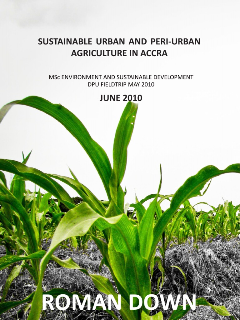 Sustainable Urban and Peri-Urban Agriculture in Accra, Roman Down ...