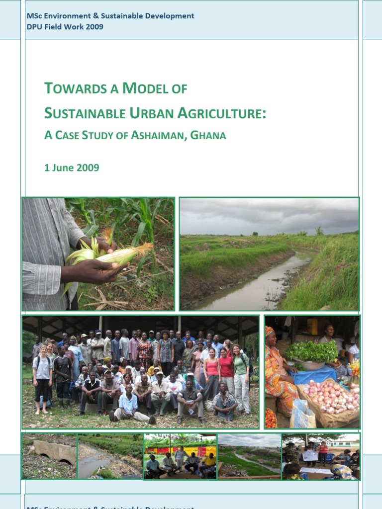 Towards A Model of Sustainable Urban Agriculture: A Case Study of ...