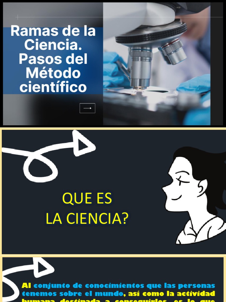 Ramas de La Ciencia - Metodo Cientifico PDF | PDF | Razonamiento ...