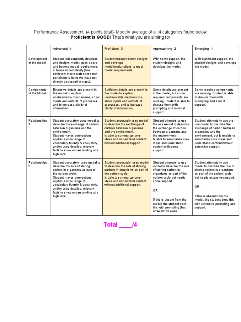 Model Rubric | PDF | Information | Systems Science
