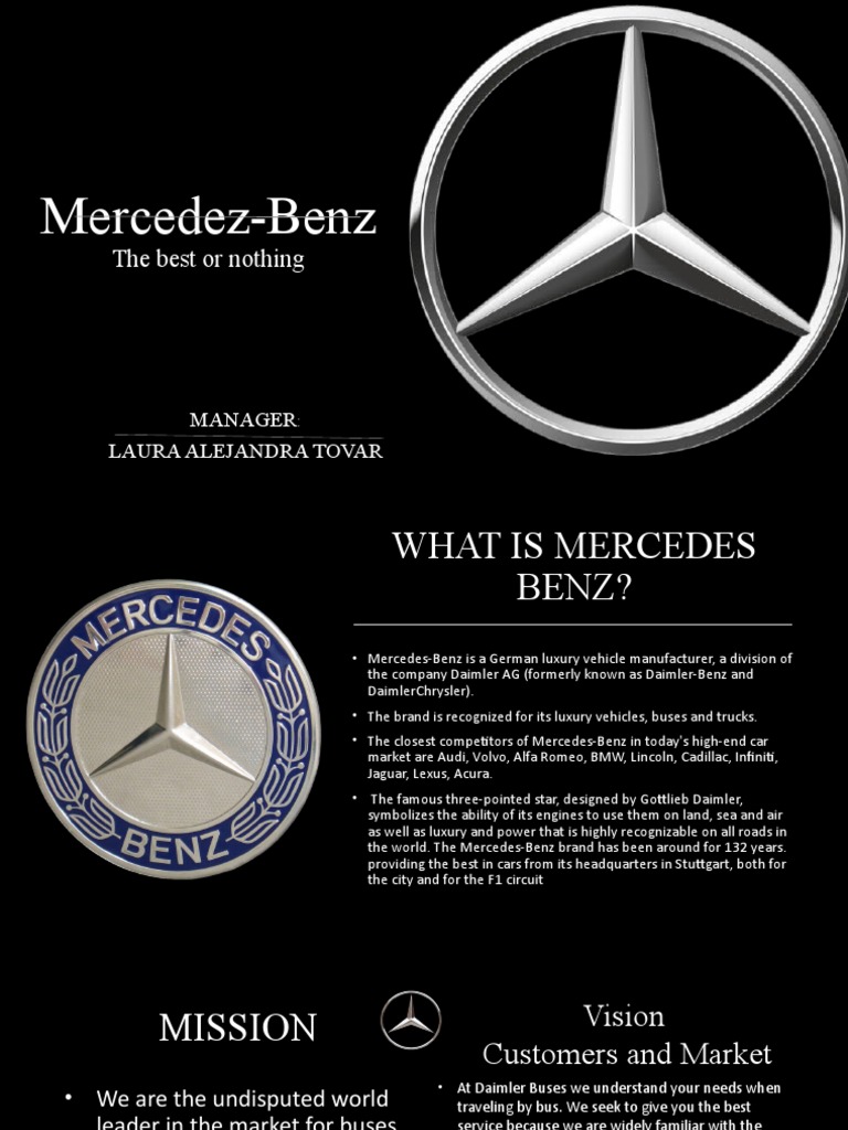 Mercedez-Benz: The Best or Nothing | PDF | Mercedes Benz | Daimler Ag