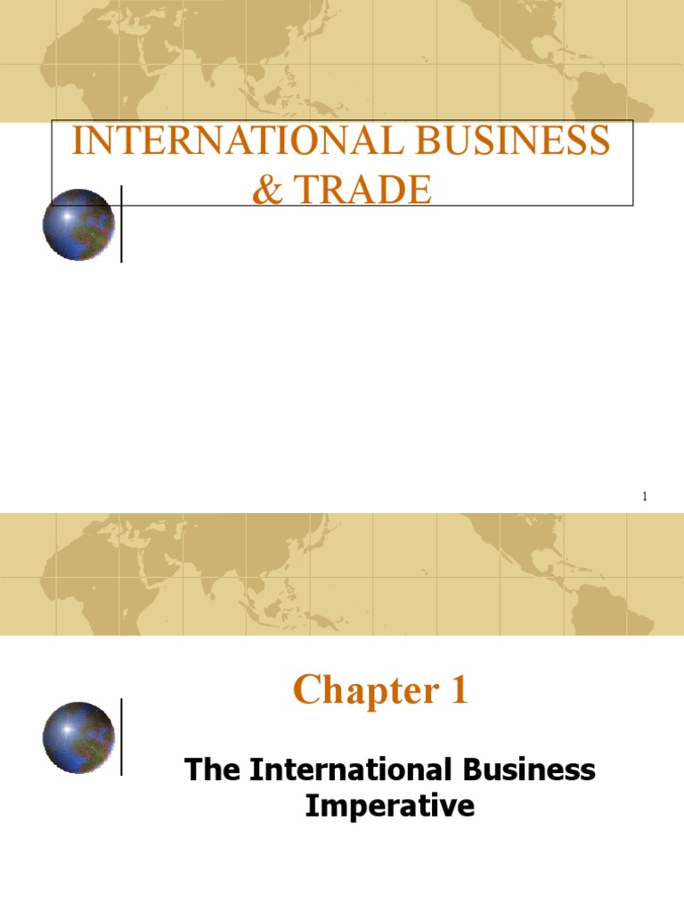 International Business & Trade | PDF | Production Function | Economic ...