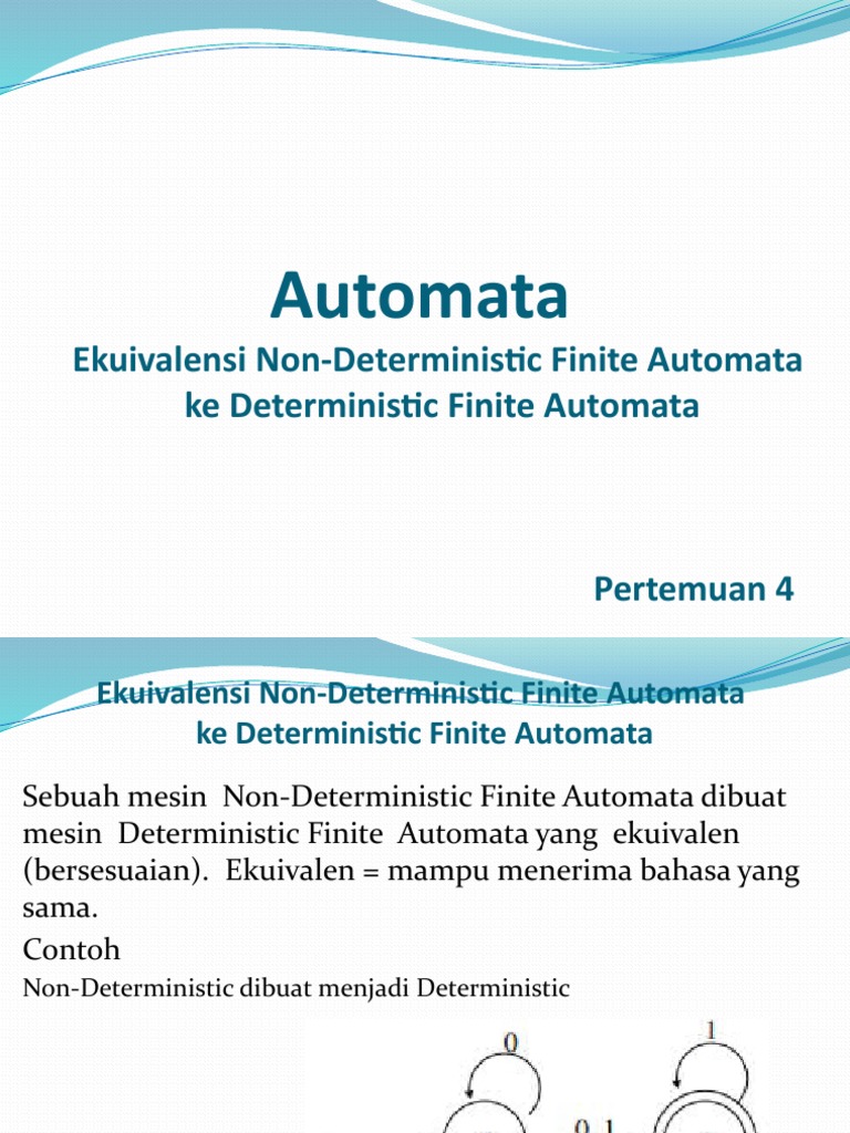 S1IFIK10532018 - Teori Bahasa Dan Automata - Pertemuan 5 - Materi ...