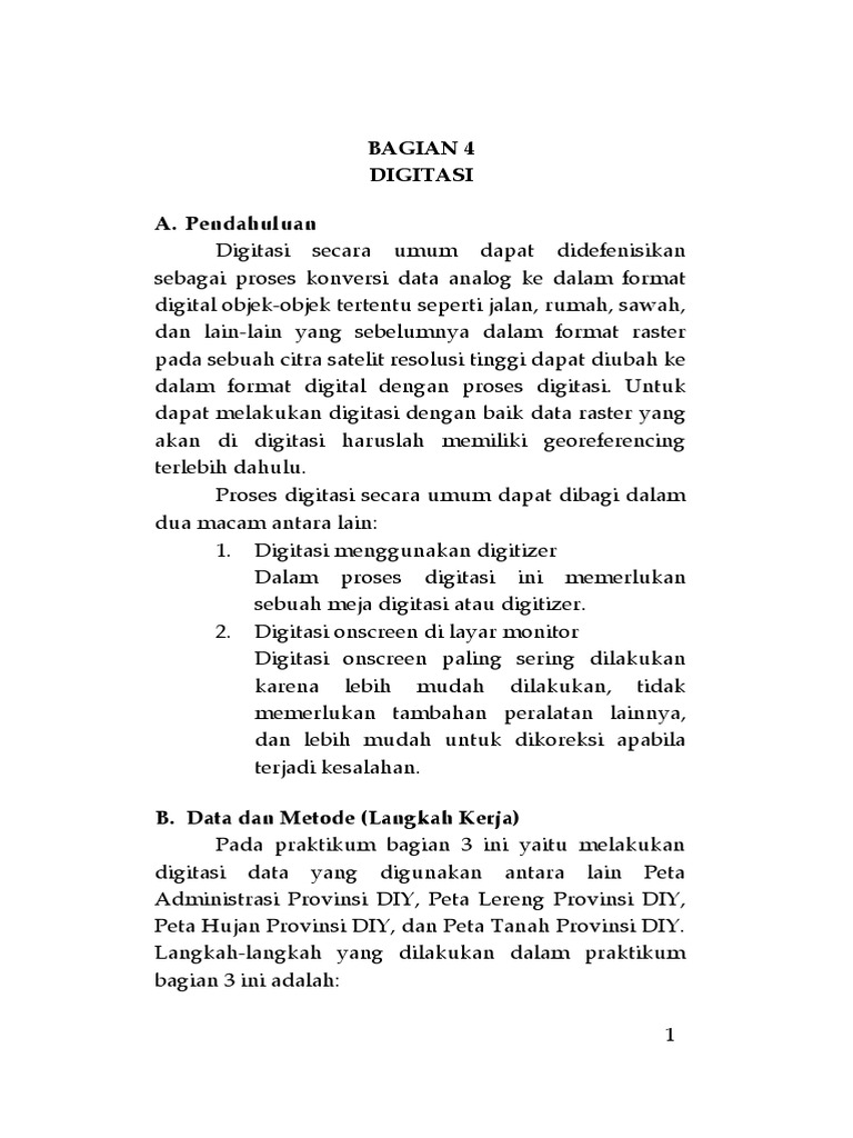 Digitasi Peta | PDF