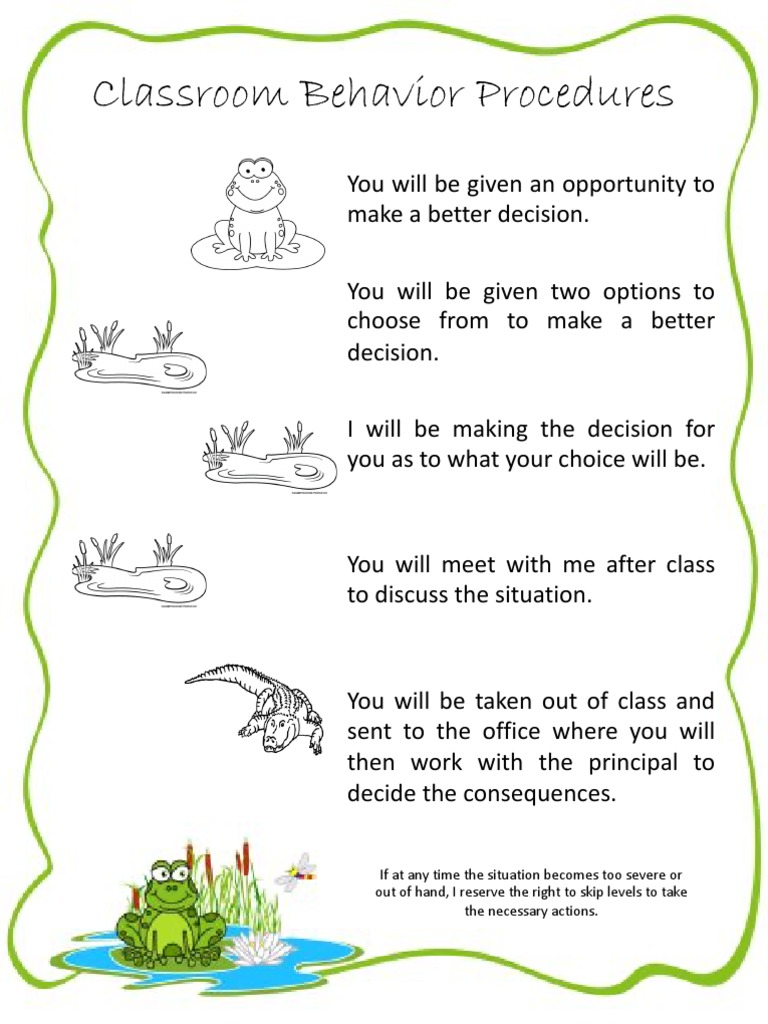 Behavior Procedures | PDF