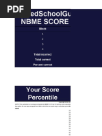 Nbme Score Conversion Table | PDF | Tests | Evaluation Methods