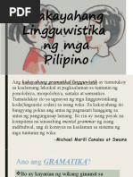 Grade 11 - Conative, Informative at Labeling Na Gamit NG Wika | PDF