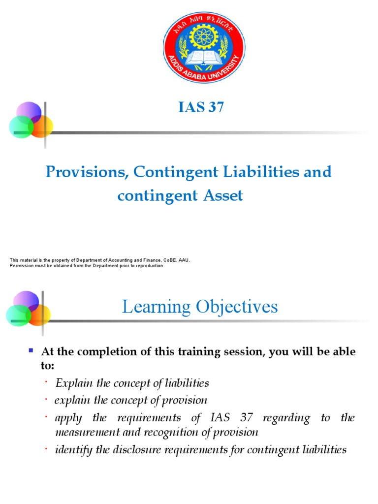 Provisions, Contingent Liabilities and Contingent Asset | PDF ...