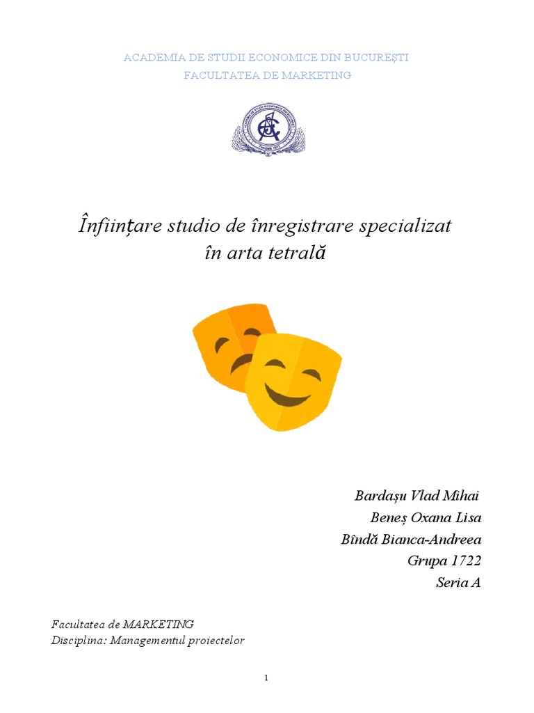 Proiect Management Final | PDF