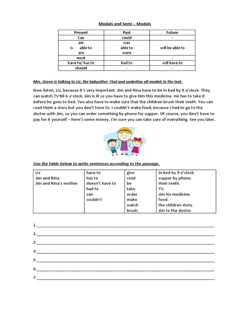 Modal and Semi-Modals | PDF